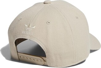 adidas A-Frame 5-Panel High Crown Structured Snapback Hat (Wonder Beige ...
