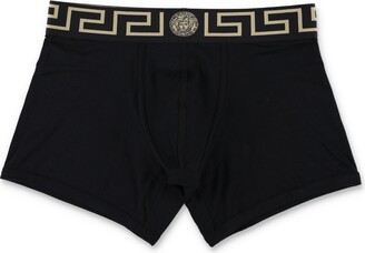 Versace Greca Border boxer briefs - ShopStyle