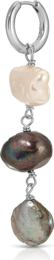 Atma Prema Black / Blue / White Mixed Pearl Bikini Charm - ShopStyle