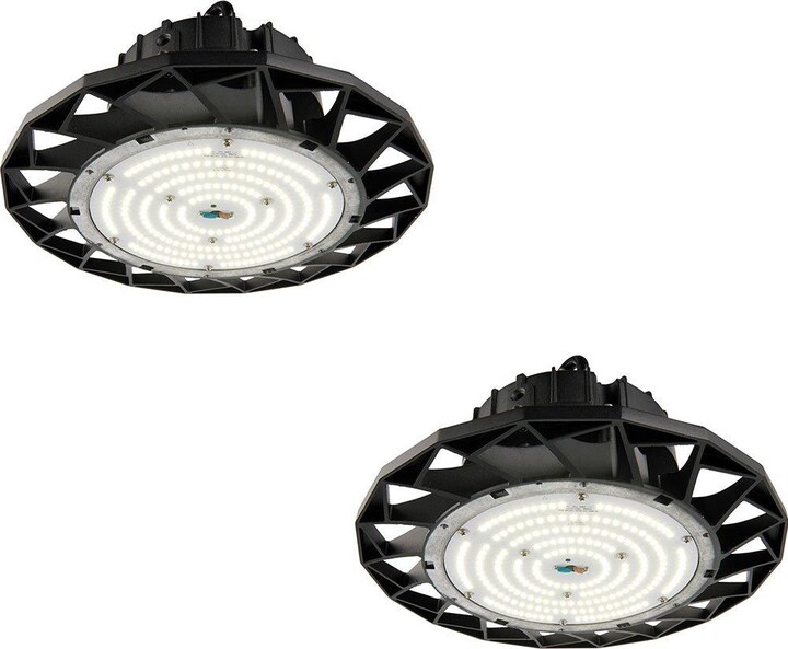 Loops 2 PACK High Bay Emergency Pendant Light 100W Daylight White LED ...