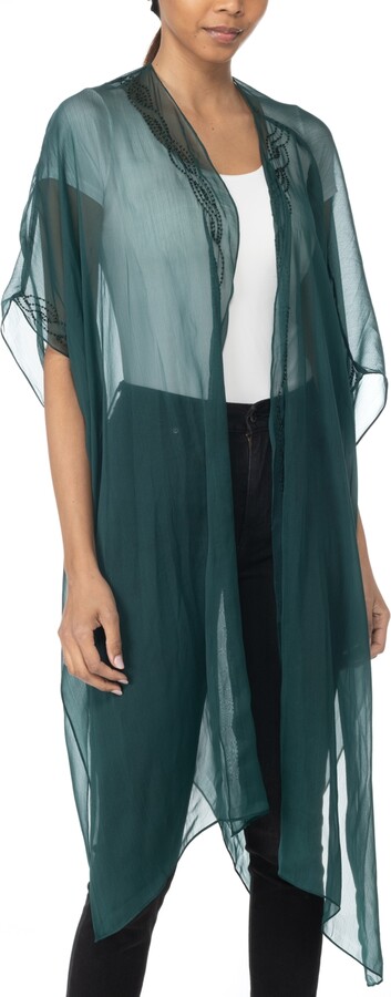 INC International Concepts Beaded Evening Duster Topper, Created for ...