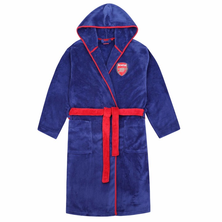 Arsenal F.C. Kids Boys Girls Arsenal Football Dressing Gown Bathrobe ...