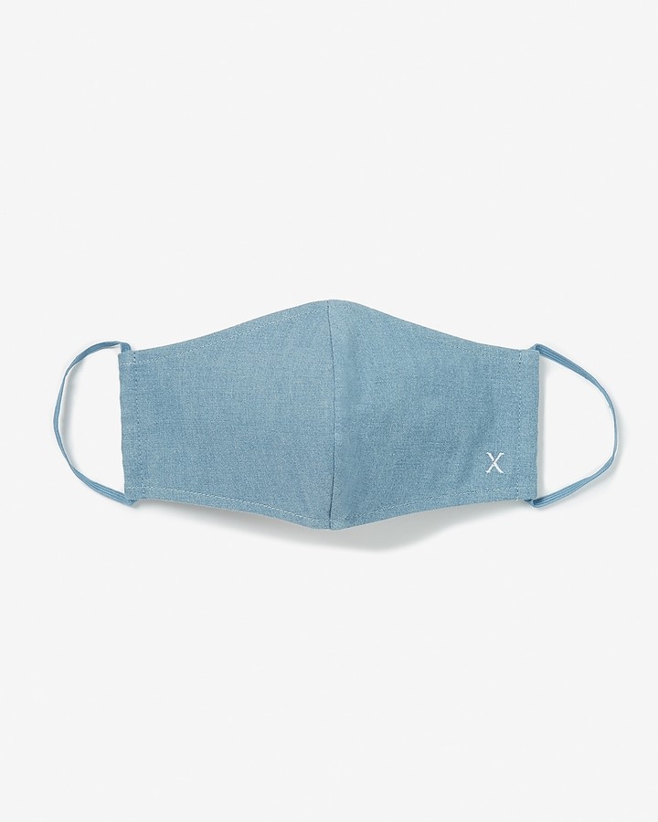 Express Olivia Culpo Together Light Denim Face Mask - ShopStyle
