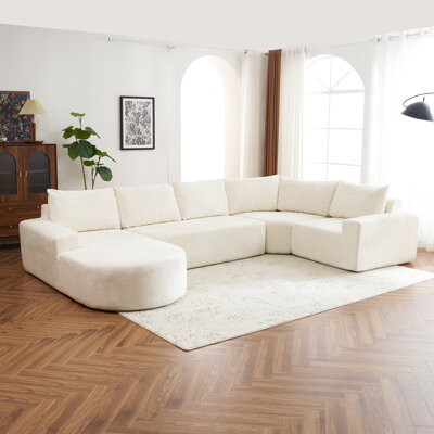 Latitude Run Oversized Modular Sofa Cloud Sectional Sofa Set ...