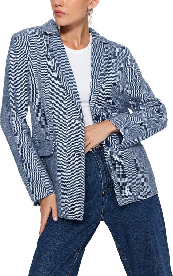 Trendyol Regular fit Jacket - ShopStyle Blazers