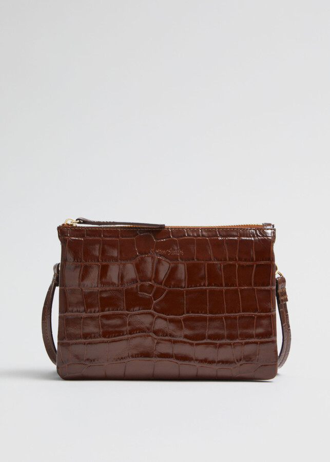 And other stories Croco Leather Bag - ShopStyle