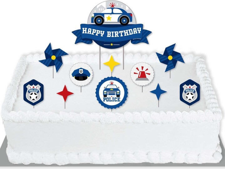 Big Dot of Happiness Calling All Units - Police - Cop Birthday Party ...