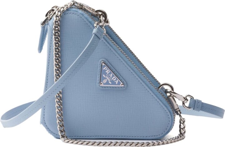 Prada Mini Leather Pouch - ShopStyle Shoulder Bags
