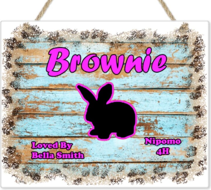 Etsy Stock Show Barn Sign, Stall Fair Animal Live Pen Name Plate ...