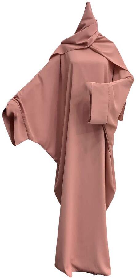 Dfghn Women's Chiffon Kaftan Maxi Dress Muslim Abaya Islamic Dubai Robe ...