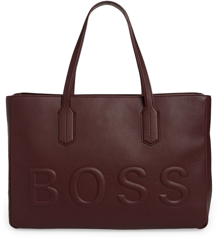 HUGO BOSS Olivia Faux Leather Tote - ShopStyle