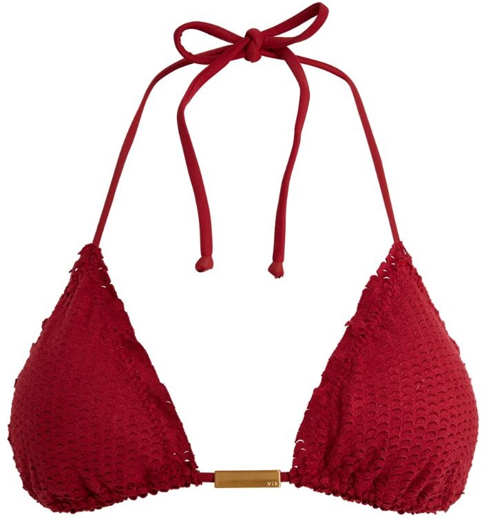 Vix Scales Triangle Bikini Top - ShopStyle Two Piece Swimsuits