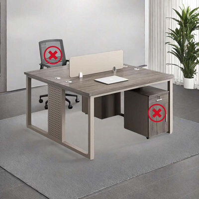 Asainvestology Executive desk Multiple desk - ShopStyle
