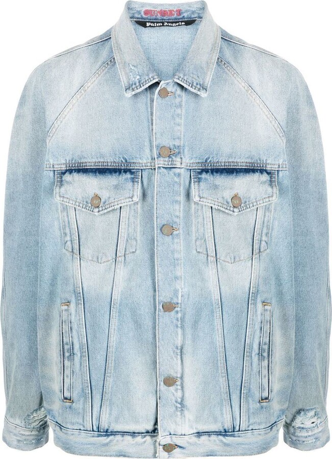 Palm Angels Denim jacket - ShopStyle