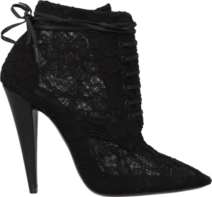 Saint Laurent Ankle Boots Black - ShopStyle