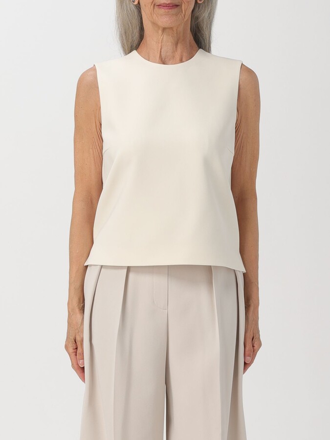 Theory Top Woman color Cream - ShopStyle