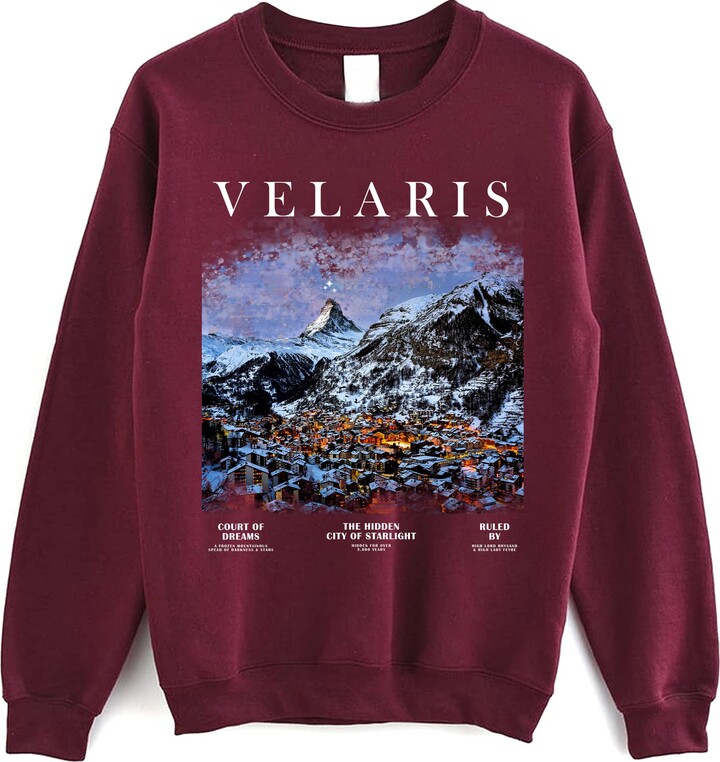 Munla Velaris Sweatshirt - Acotar Sarah J Maas City of Starlight A ...