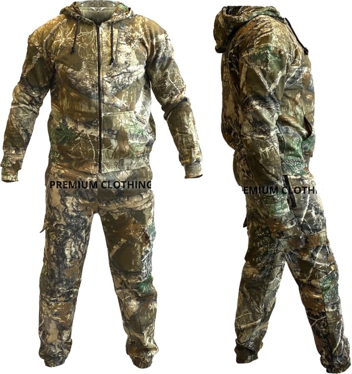 look now Mens Jungle Fishing Hunting Combat Camouflage Cargo Tracksuit ...