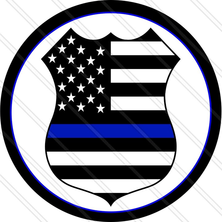 Etsy Police Badge - Peacemaker Public Servant Back The Blue Line Cops ...
