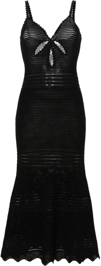 Self-Portrait Semi-transparent dress - ShopStyle