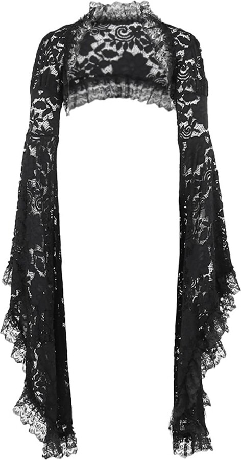 keland Sexy Goth Lace Bolero Lace Bolero Shrug Women's Gothic Top ...