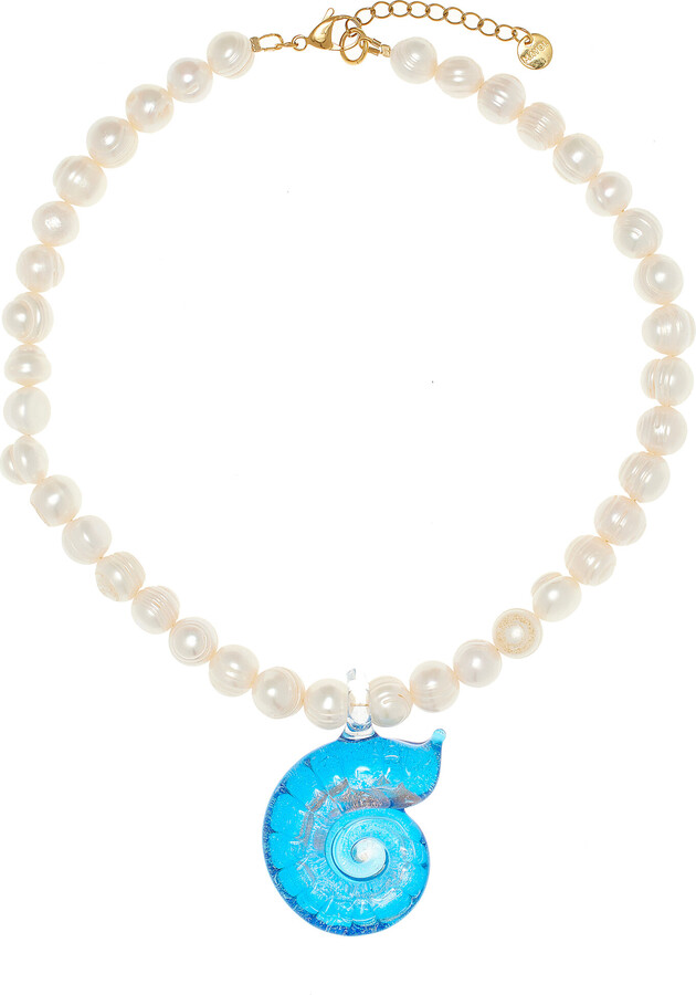 Mayol The Ursula Pearl, Glass Pendant Necklace - ShopStyle