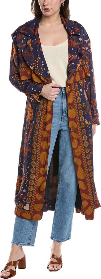 Farm Rio Trench Coat - ShopStyle