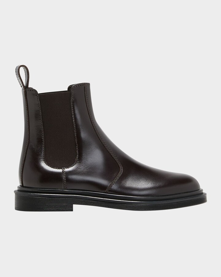 The Row Ranger Patent Leather Chelsea Boots - ShopStyle