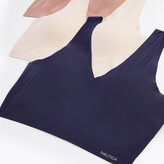 Nautica Laser-Cut Bralettes, 3-Pack - ShopStyle Bras
