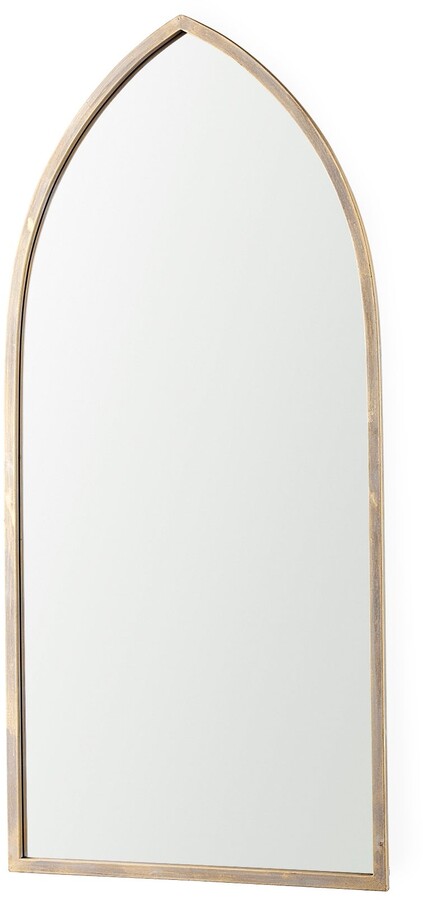 Mercana Home Giovanna Gold Metal Frame Ogee Arch Rectangular Wall ...