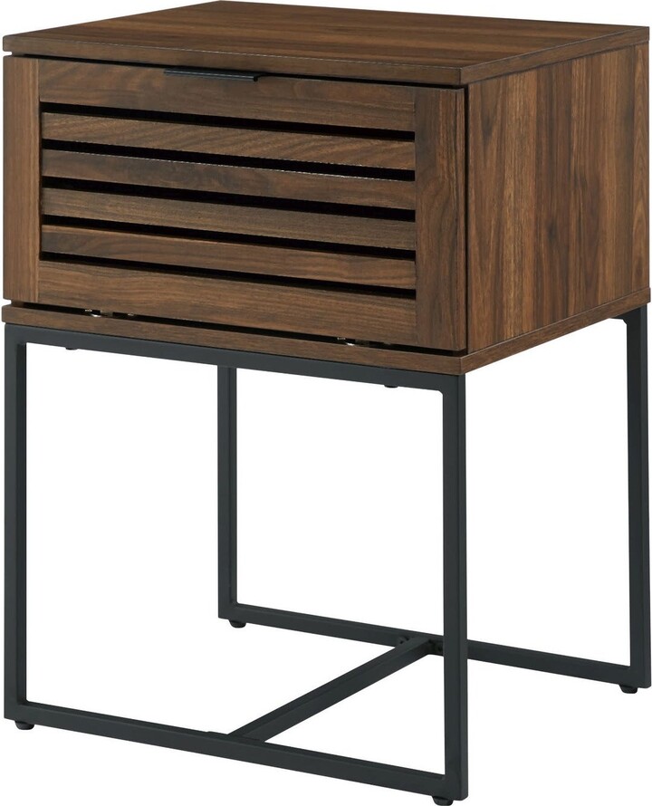 Delacora WE-BDF18JACST Jackson 18" W Mid-Century Modern Slat Door Side - ShopStyle