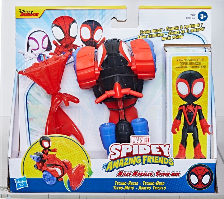 Spidey and His Amazing Friends Marvel Miles Morales- Spider-Man Techno ...
