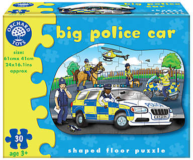 Orchard Toys Big Police Car Floor Jigsaw Puzzle, 30 Pieces - ShopStyle