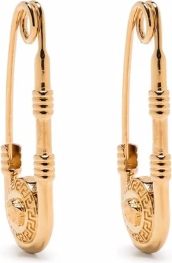 Versace 'safety Pin' Earrings - ShopStyle Jewelry