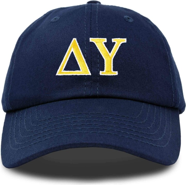 DALIX Delta Upsilon Fraternity Greek Letters Ball Cap Embroidered Hat ...