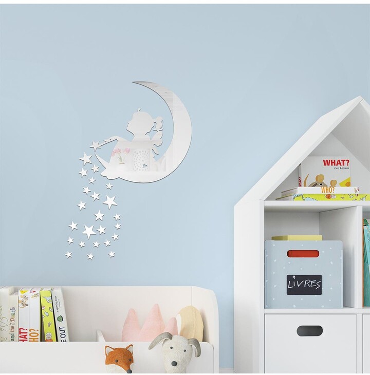Walplus Magic Twinkle Fairy Moon & Stars Mirror Wall Art Decal - ShopStyle