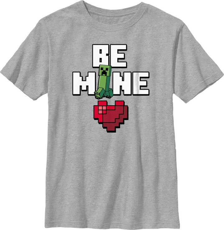 Microsoft Boy's Minecraft Be Mine Creeper Child T-Shirt - ShopStyle