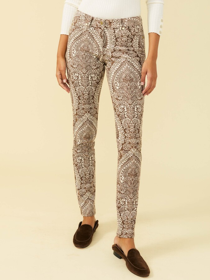 J.Mclaughlin Lexi Jeans in Mega Ravi Paisley - ShopStyle
