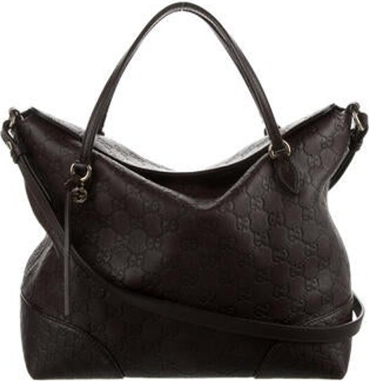 Gucci GG Signature Medium Bree Foldover Tote - ShopStyle