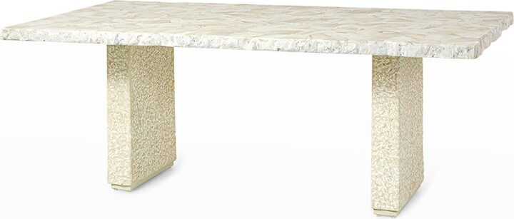 Palecek Gramercy Fossilized Clam Dining Table - ShopStyle