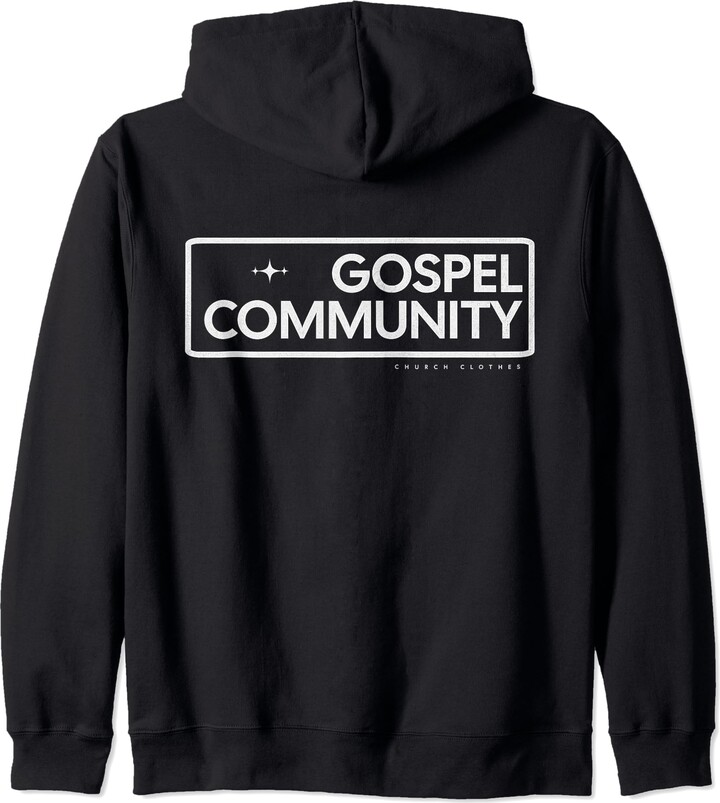 Gospel Community Love Each Other as Christ Loves You Attire Zip Hoodie ...