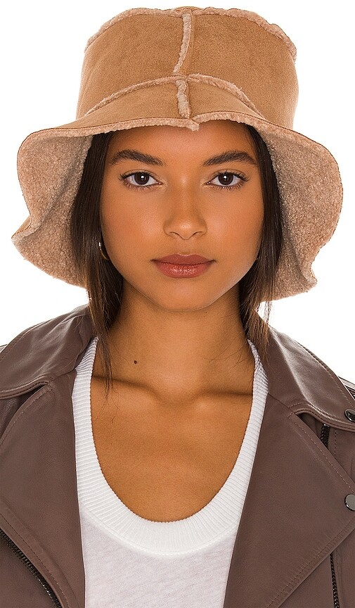 Hat Attack Reversible Faux Shearling Bucket Hat - ShopStyle