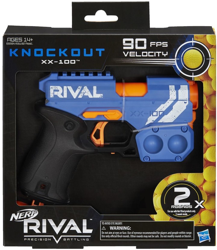Nerf Rival Knockout XX-100 Blaster-Blue - ShopStyle Toys