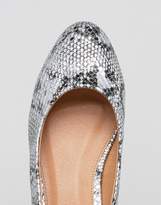 Raid RAID Snake Print Ballet Flats - ShopStyle