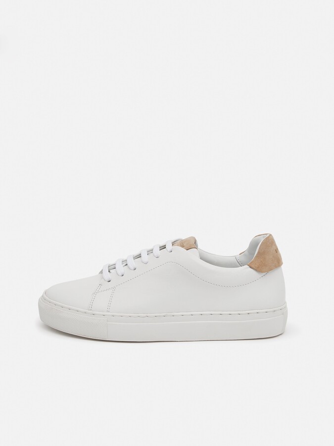 JigsawJigsaw Miah Leather Trainer - ShopStyle