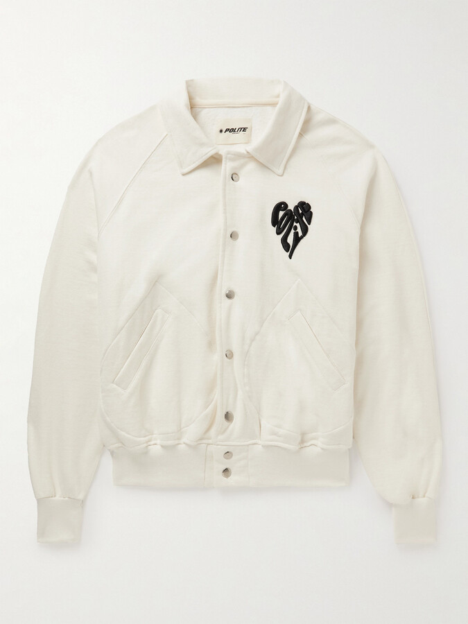 POLITE WORLDWIDE® Logo-Embroidered Hemp and Cotton-Blend Jacket - ShopStyle
