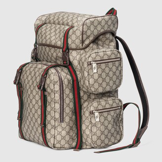 Gucci GG Supreme pattern backpack - ShopStyle