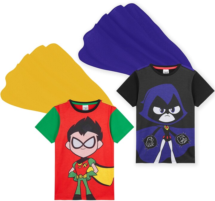Teen Titans Go! Boys T Shirt + Superhero Cape - ShopStyle