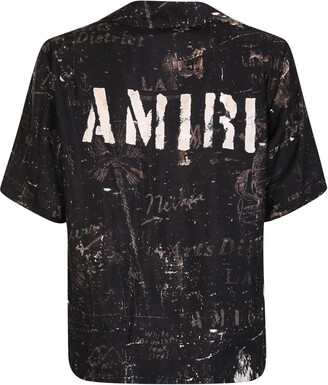 Amiri Logo Print Silk Shirt. Designed Taking Inspiration From A ...