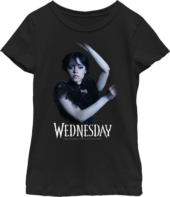 Netflix Girl's Wednesday Classic Dance Scene Logo Child T-Shirt - ShopStyle